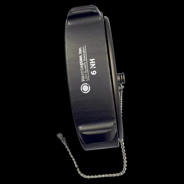 Female Threaded Blind Caps, Dark Anodized, With Chain